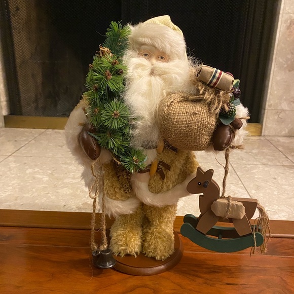 Holiday | Vintage Rustic Winter Santa Claus Centerpiece | Poshmark